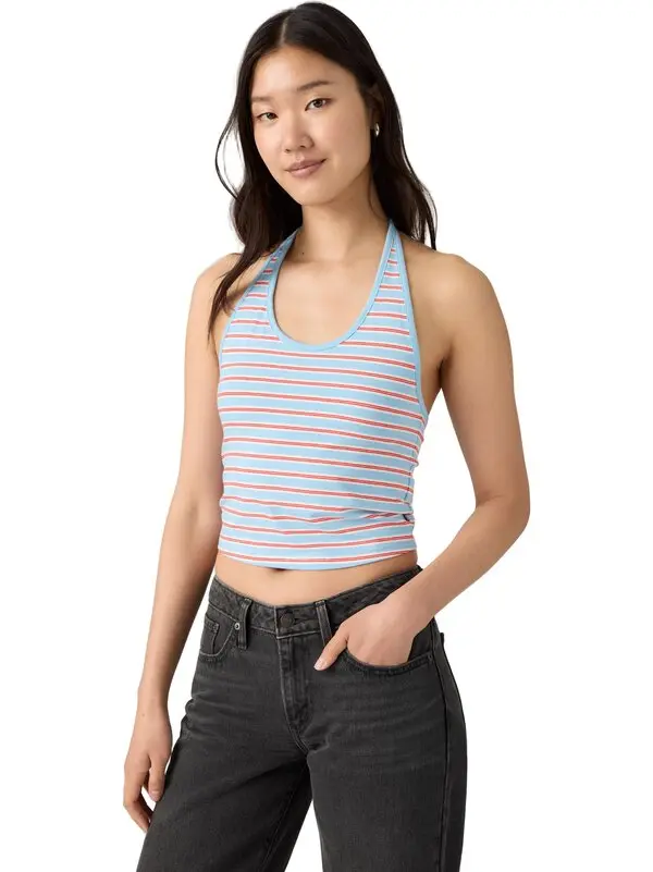 LEVI'S Ella Halter Top - Red