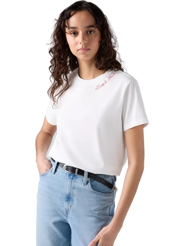 LEVI'S Favorite Ringer Tee - White