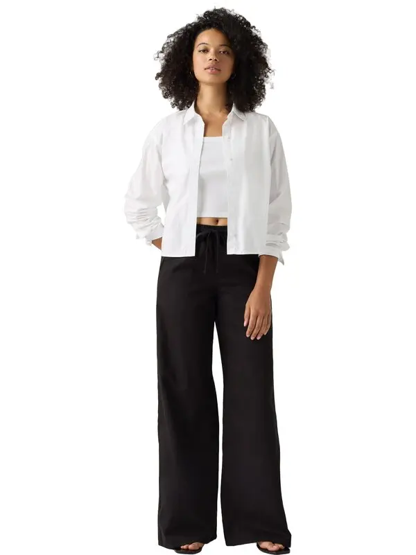 LEVI'S Essential Wide-leg Trousers - Black