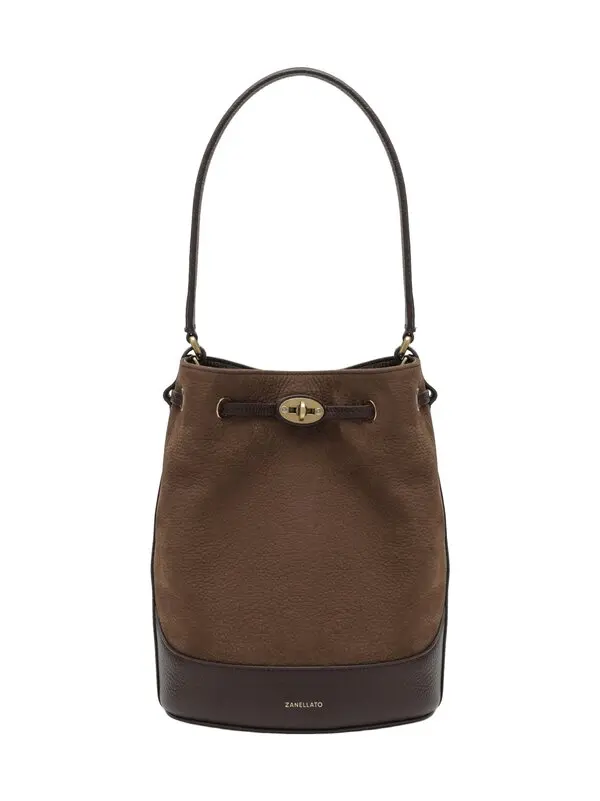 ZANELLATO Mondà Bag In Nubuck - Brown