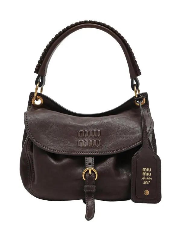 Miu Miu Rendez-vous Lambskin Bag - Brown