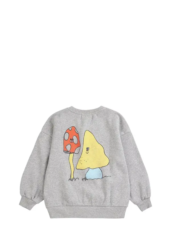 BOBO CHOSES Mush Monster Duo Sweatshirt In Cotton - Grey