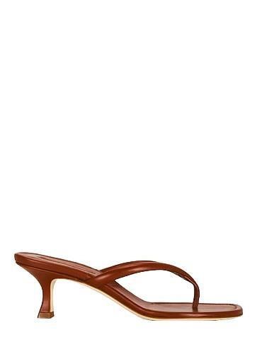 Manolo Blahnik Paterno 50 Sandal - Medium Brown