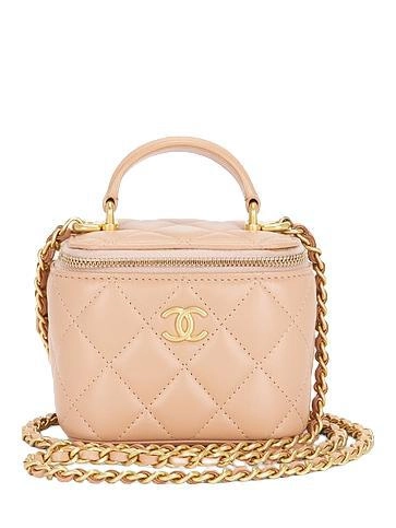 Chanel Lambskin Mini Classic Vanity Case - Pink