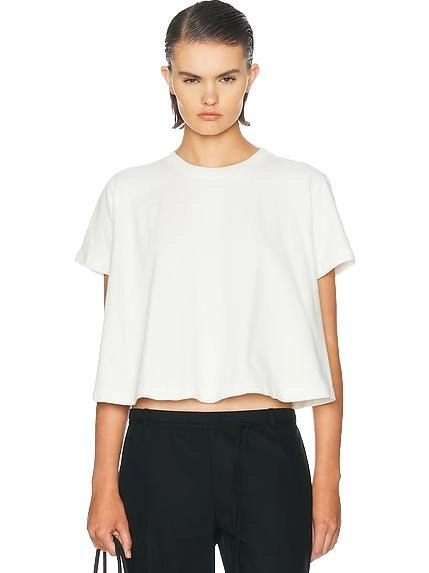 AGOLDE Marina T-shirt - White Ash