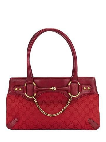 Gucci Horsebit Handbag - Red
