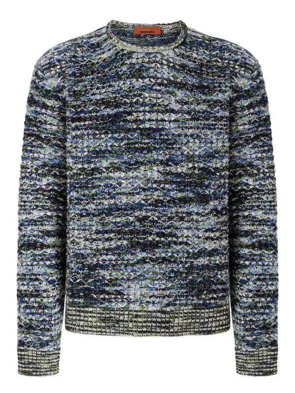 Missoni Wool And Viscose Pullover With 3d Texture - Multicoloured