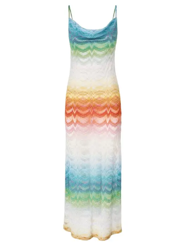 Missoni Shaded Lamé Viscose Maxi Dress - Multicoloured