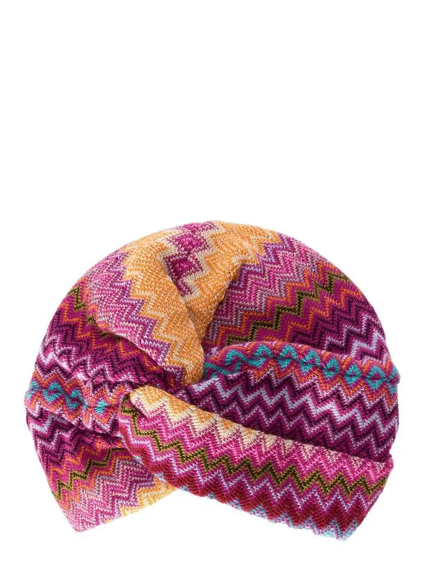 Missoni Zigzag Wool-blend Turban - Multicoloured