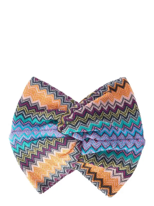 Missoni Wool-blend Zigzag Headband - Multicoloured