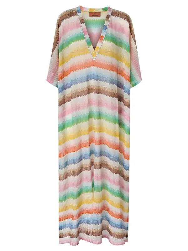 Missoni Long Caftan Cover-up - Multicoloured