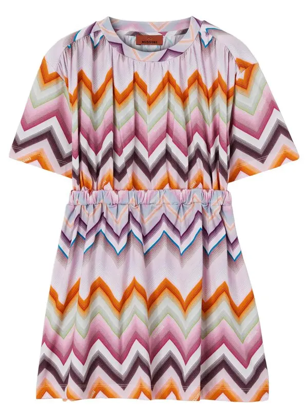 Missoni Stretch Cotton Jersey Dress - Multicoloured