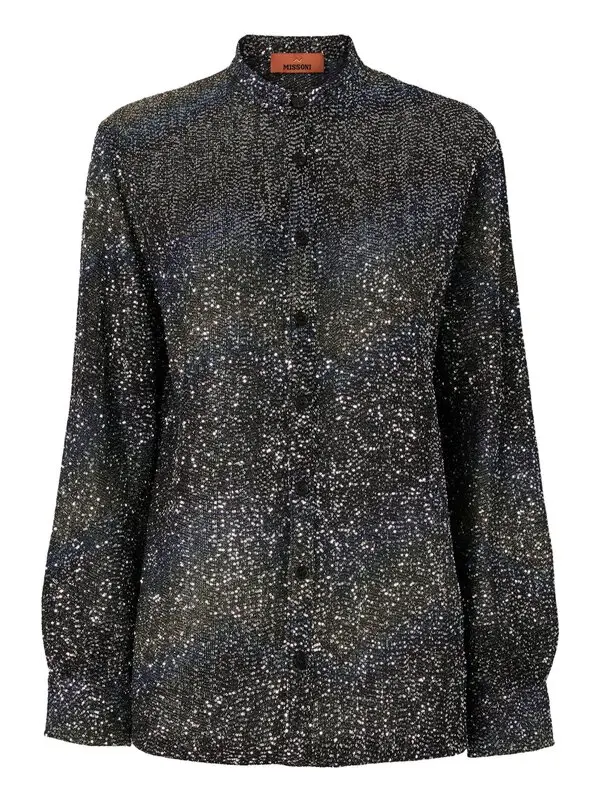Missoni Oversized Shirt With Sequin Applications - Multicoloured