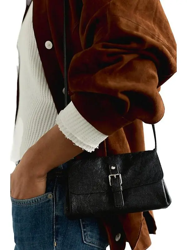 Free People Everyday Crossbody Wallet At - Black