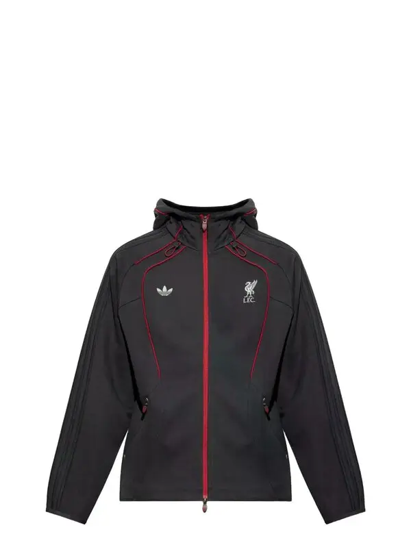 Adidas X Liverpool Fc Spacer Teamgeist 26 Zip-up Hoodie - Grey