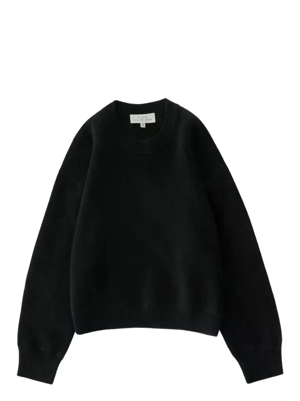Studio Nicholson Morina Crew-neck Sweater - Black