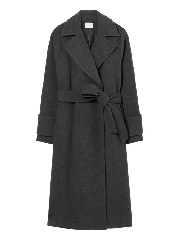 Claudie Pierlot Mid-length Wool-blend Coat - Grey