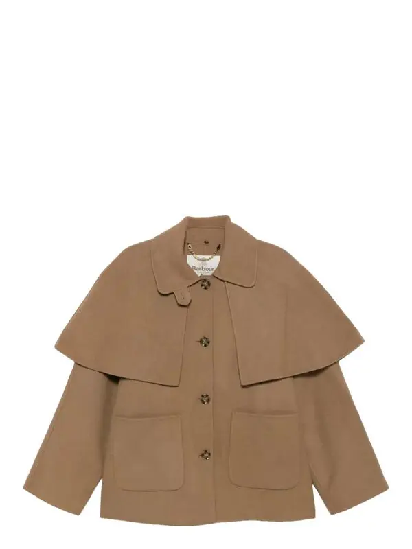 Barbour Aggy Button-down Coat - Brown