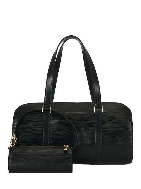 FWRD RENEW Louis Vuitton Epi Soufflot Handbag - Black