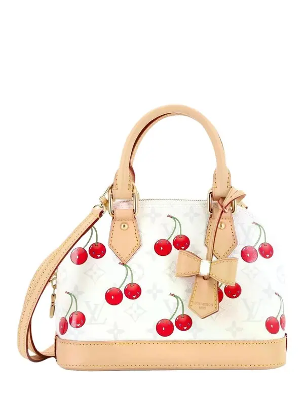 LOUIS VUITTON X Takashi Murakami Alma Handbag Limited Edition Monogram Cerises Bb Satchel - Multicolour