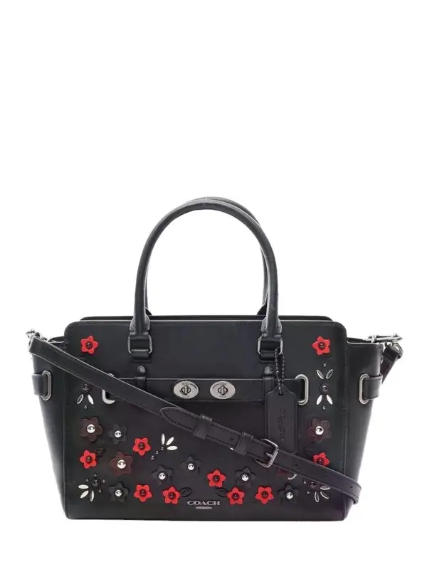 COACH VINTAGE 2010s Blake Carryall Leather Handbag - Black