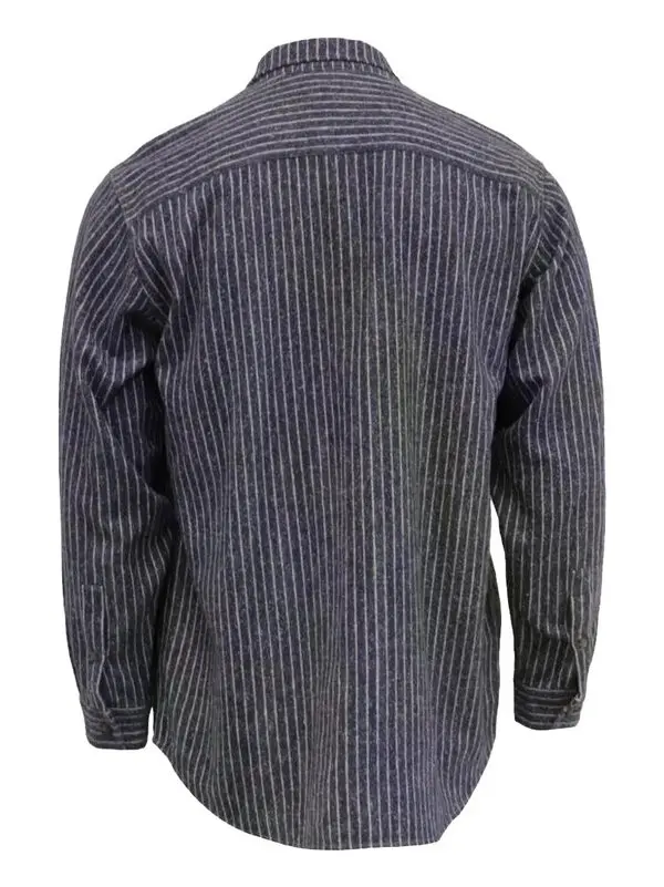 ISABEL MARANT VINTAGE Striped Button-down Shirt - Blue