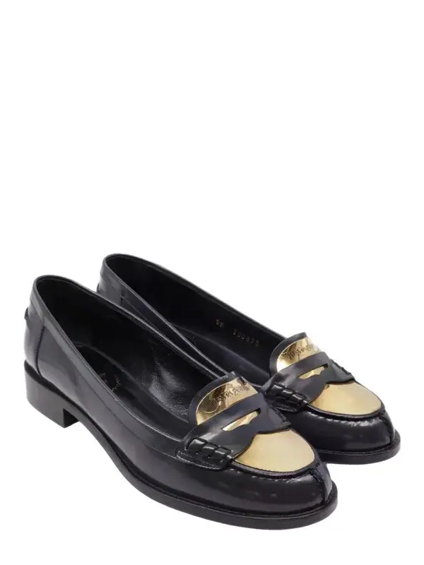 Saint Laurent Penny Loafers - Black