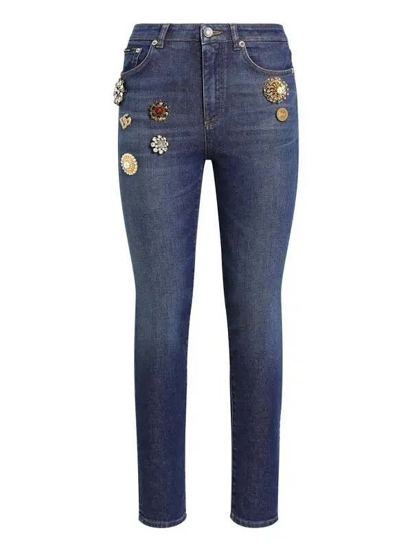 Dolce & Gabbana 5-pocket Denim Trousers - Multicolor