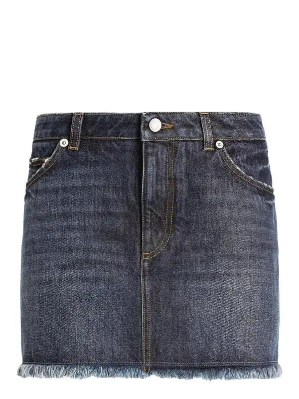 Dolce & Gabbana Denim Miniskirt - Multicolor