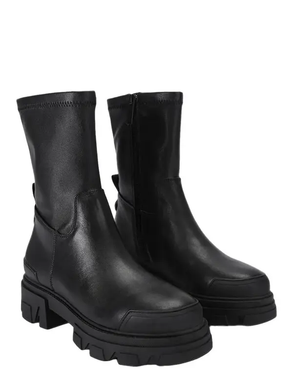 Kurt Geiger Stomp Sock Ankle Boots - Black