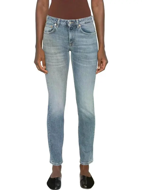 DONDUP Faded Slim-fit Jeans - Blue