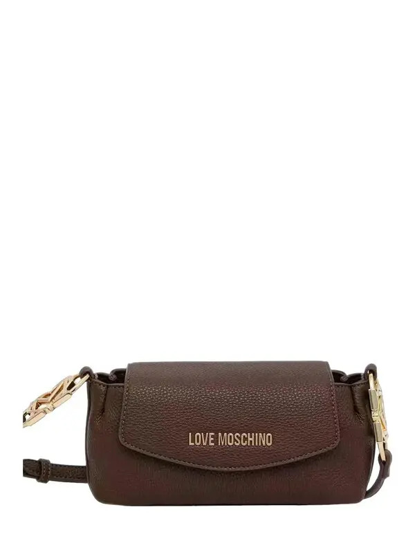 Moschino Logo-lettering Cross Body Bag - Brown