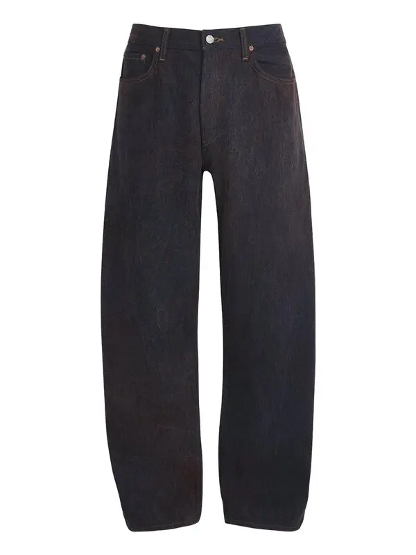 AGOLDE Afton Wide-leg Jeans - Black