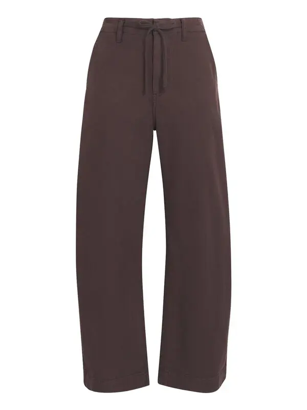 Paige Arellia High-rise Barrel Jeans - Brown