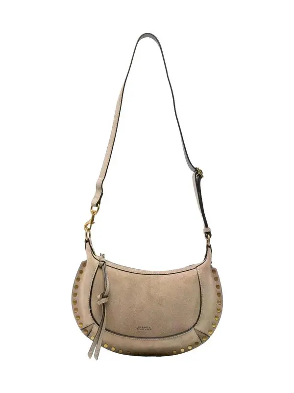 Isabel Marant Étoile Oskan Moon Studded Shoulder Bag - Neutrals