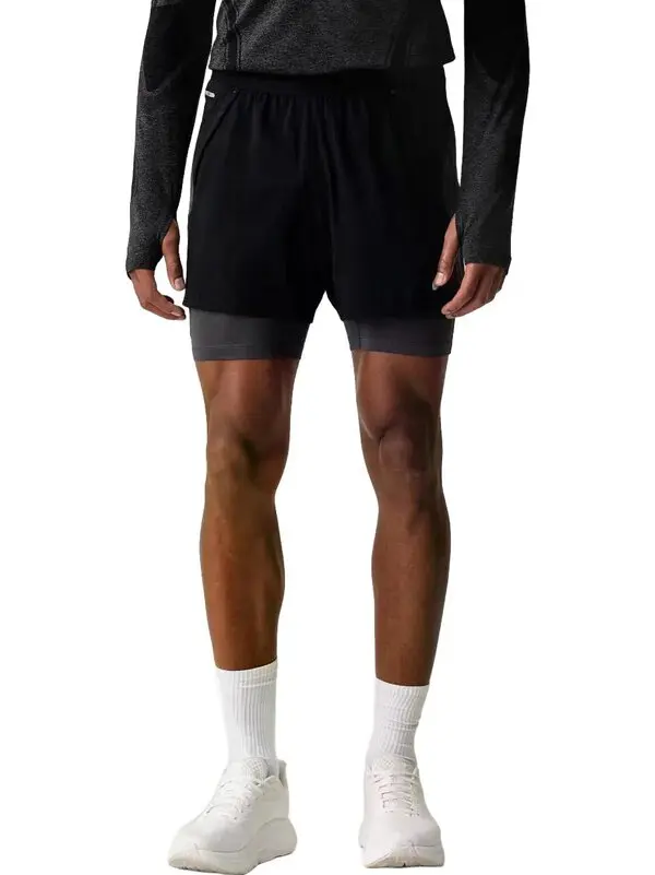 Asics Road Layered Shorts - Black