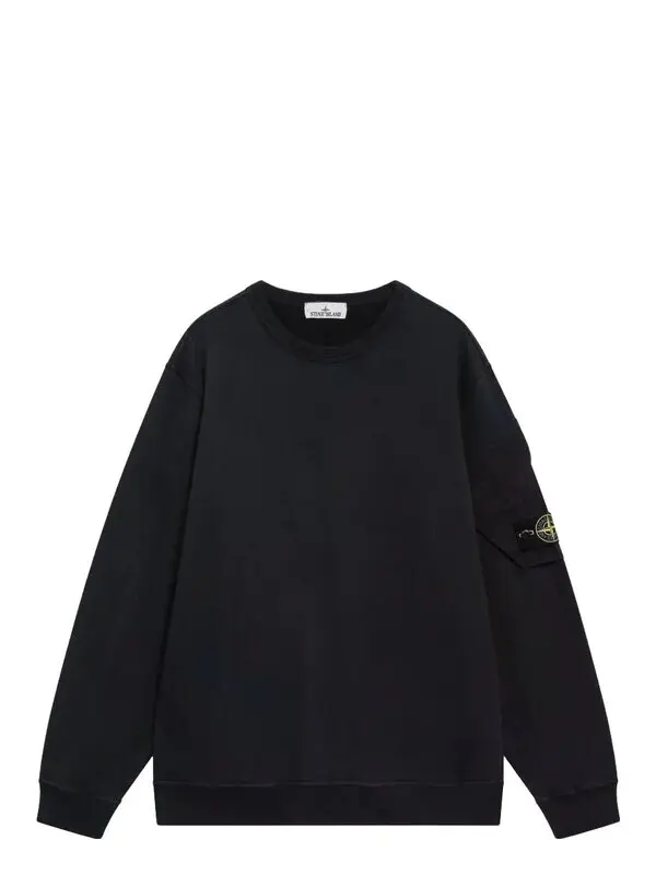Stone Island Compass-patch Sweater - Blue