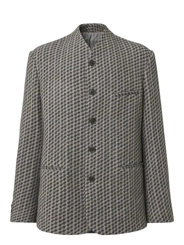 Giorgio Armani Cashmere And Wool-blend Blazer - Grey