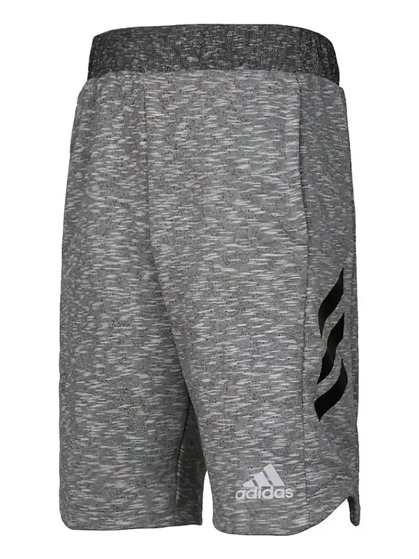 Adidas Logo-print Shorts - Grey