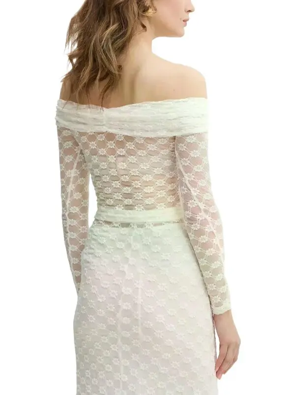 Bardot Adoni Off-shoulder Top - Neutrals