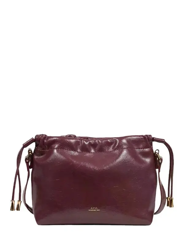 A.p.c. Mini Ninon Drawstring Shoulder Bag - Red