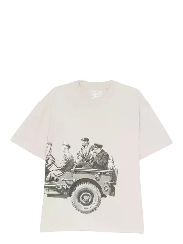 MELT Graphic-print T-shirt - Neutrals