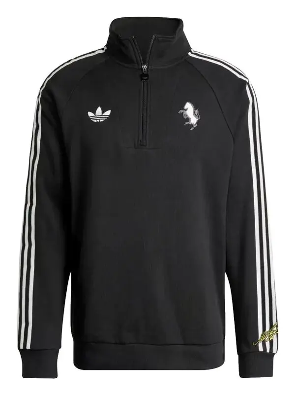 Adidas X Juventus Half-zip Sweater - Black