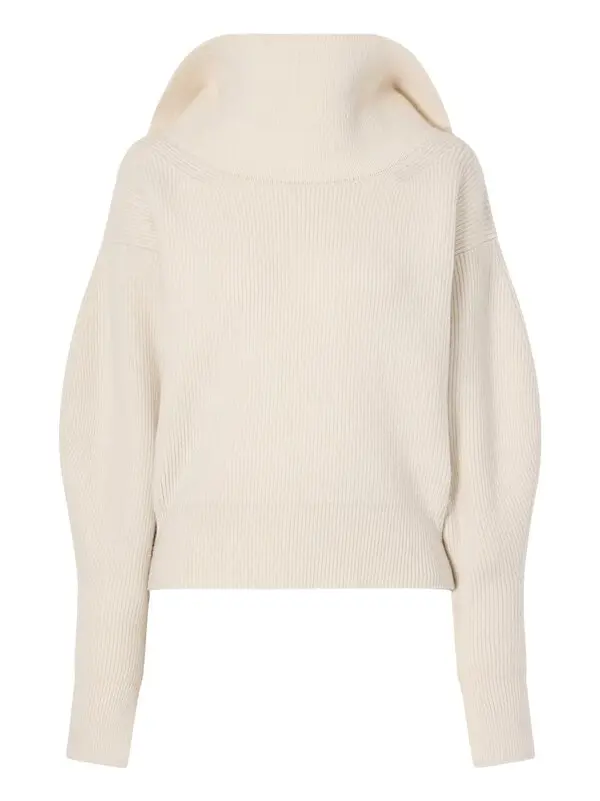 Givenchy Ribbed Wool-blend Sweater - Neutrals