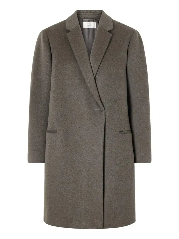 THE ROW Ciel Cashmere Coat - Gray