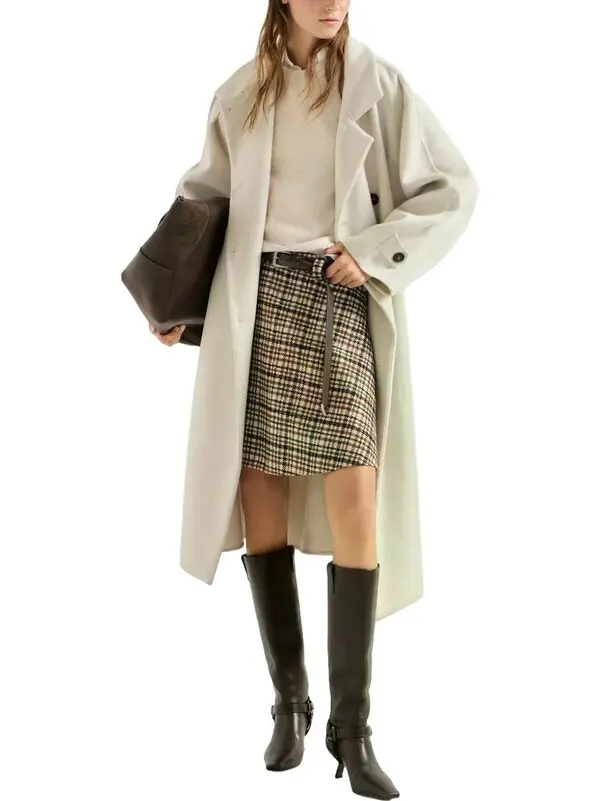 Brunello Cucinelli Cashmere Sweater With Monili - Neutrals