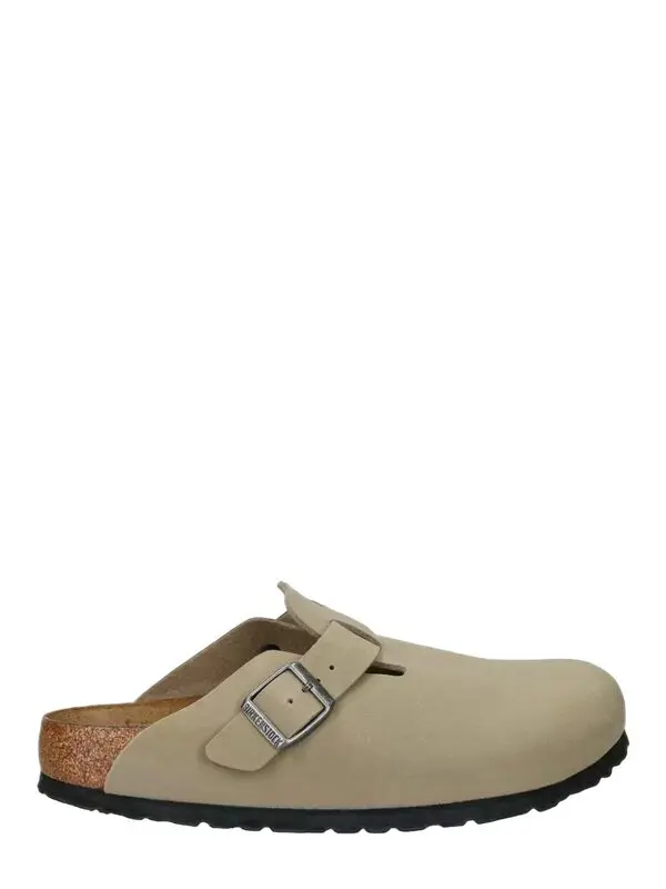 BIRKENSTOCK Boston Buckle-strap Mules - Neutrals