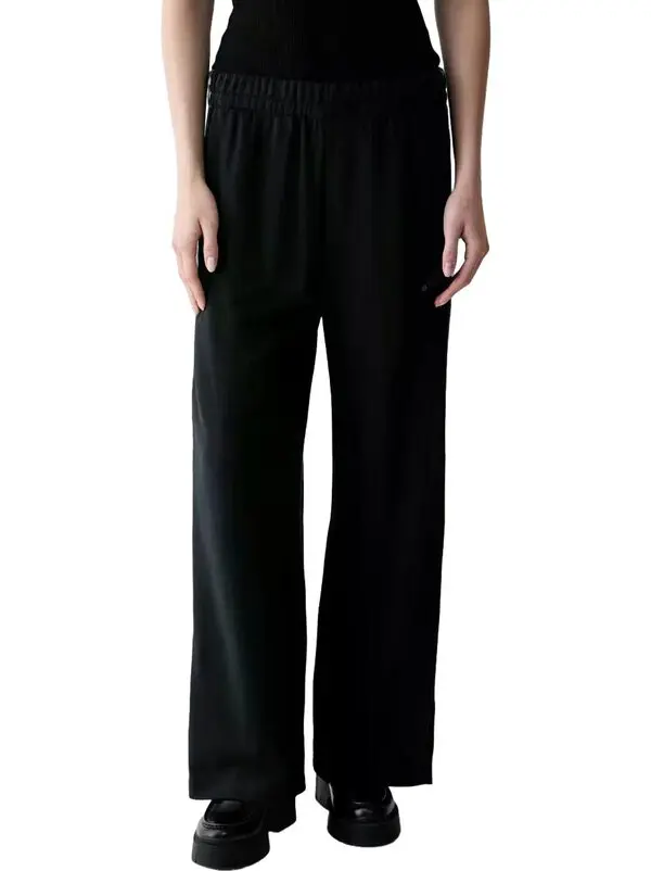 Adidas Leopard Print Stripe Track Pants - Black