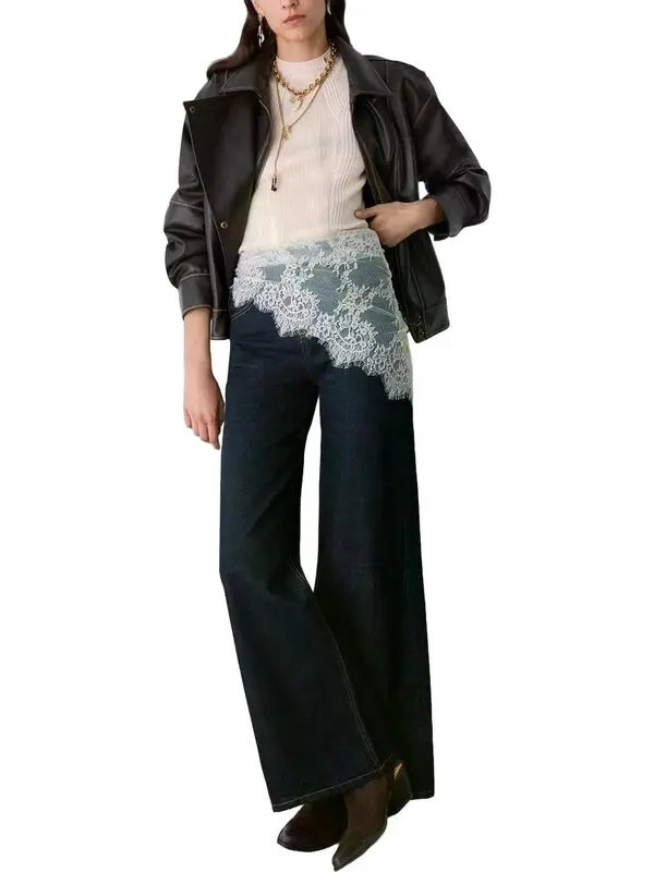 Liu Jo Flare Jeans With Bandana - Blue