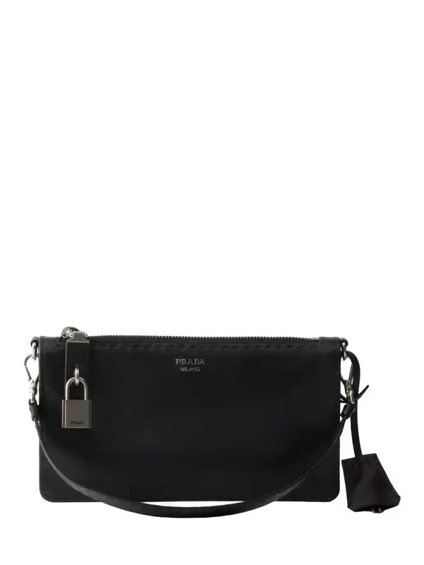 Prada Nappa Leather Pouch - Black
